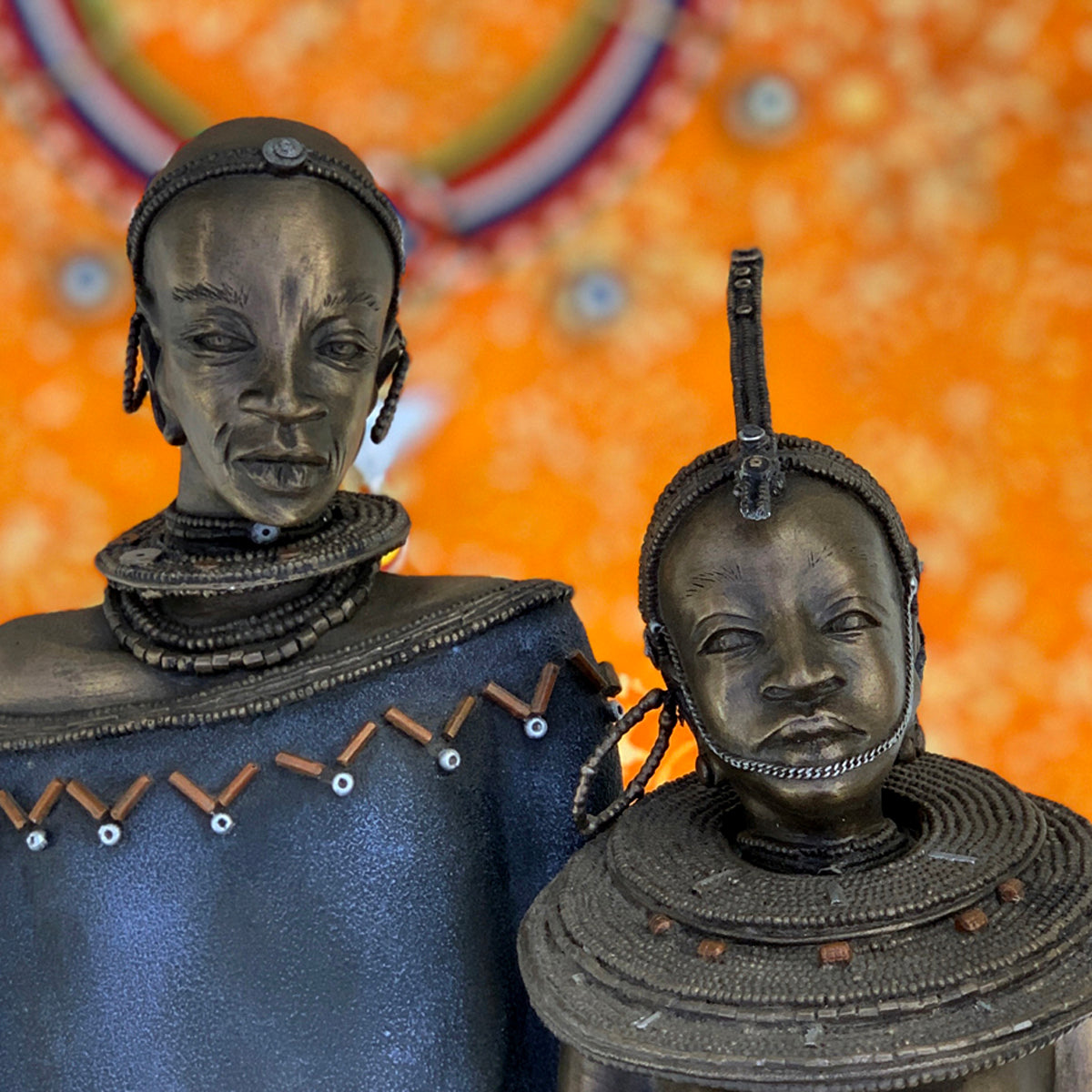 -Bronze Finish-Maasai Collection by Stacy Bayne Soul Journeys 1/1 A.P ...